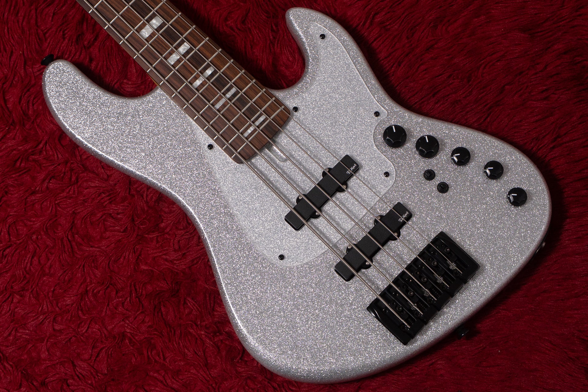 【new】D'Mark Guitars / JbX7 5 Master Series Silver Flake 4.090kg #25B00 ...