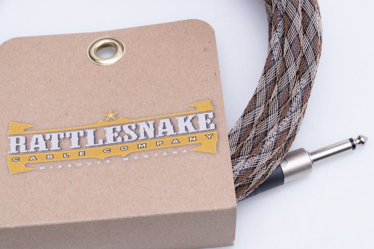 【new】Rattlesnake Cable / 15ft Standard in Snake Weave S/S 【GIB Yokoham ...